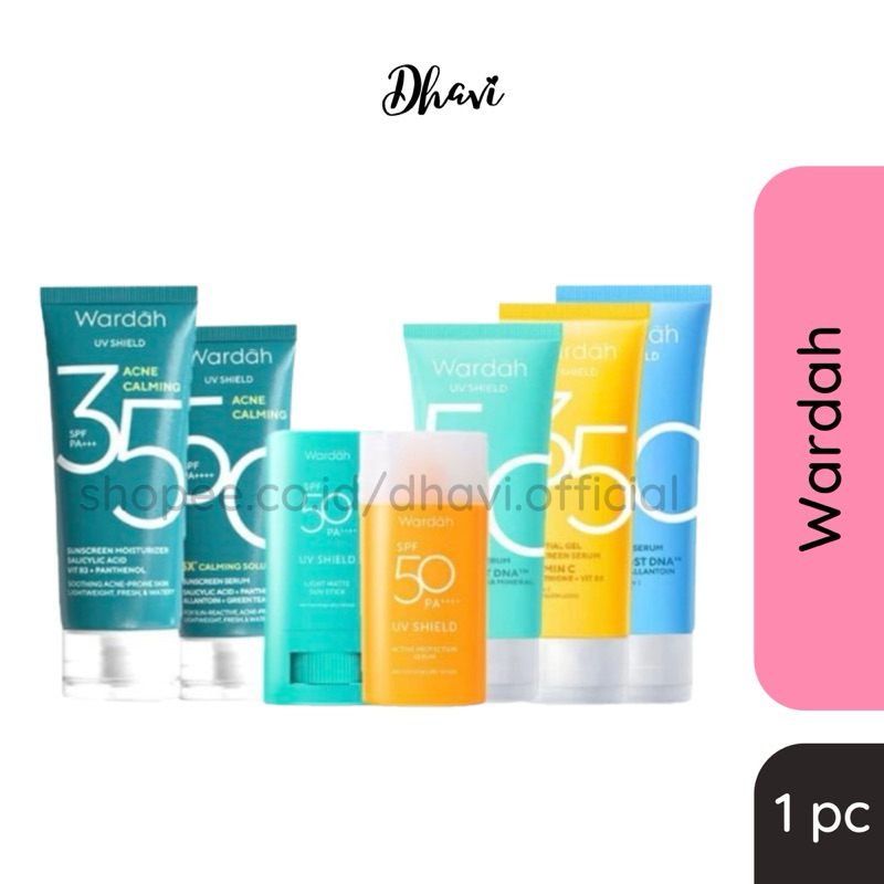 Jual WARDAH Sunscreen UV Shield Essential Gel SPF 35 PA+++ Original ...