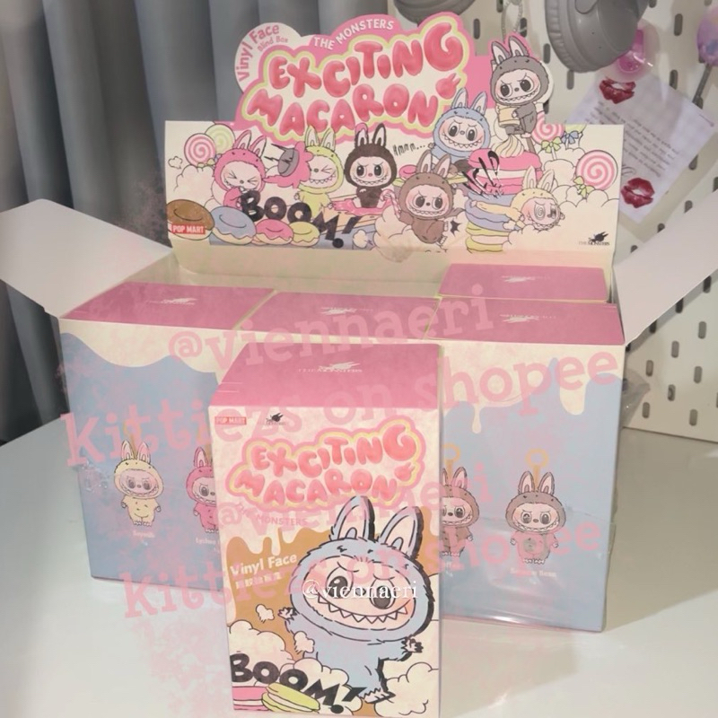 Jual labubu exciting macaroon v1 free figure skullpanda ORIGINAL ...