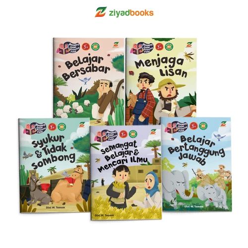 Jual ISI 5 BUKU Dongeng Islami Sebelum Tidur : Belajar Bersabar, Menjaga Lisan, Bertanggung Jawa ...