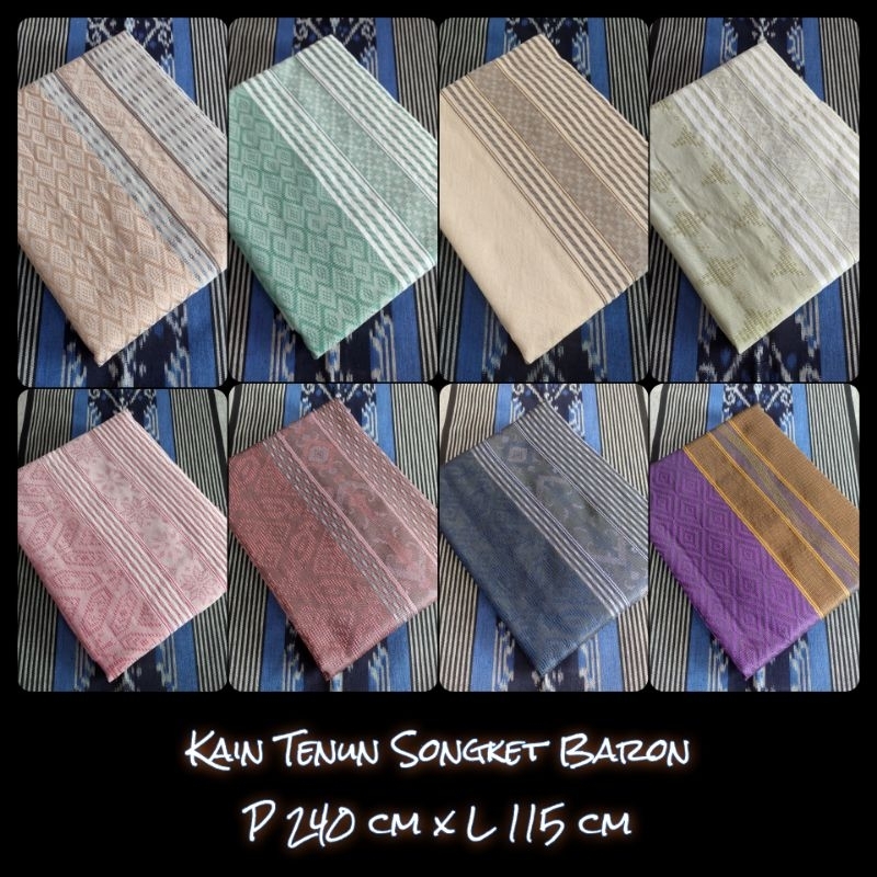 Jual Kain Tenun Baron 8 Motif Pilihan | Shopee Indonesia