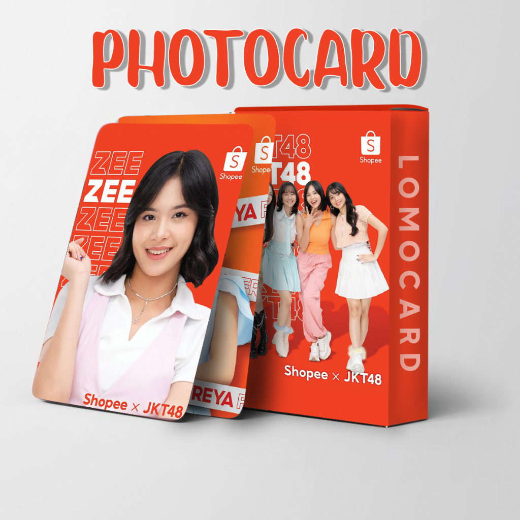 Jual 2 SISI "Photocard JKT48 untuk Para Fans,EDISI SHOPEE X JKT48 50PCS ...
