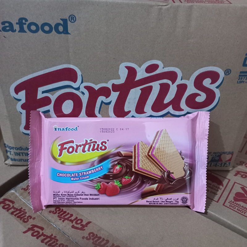 Jual wafer fortius 70 gram 1 dus isi 30 pcs | Shopee Indonesia