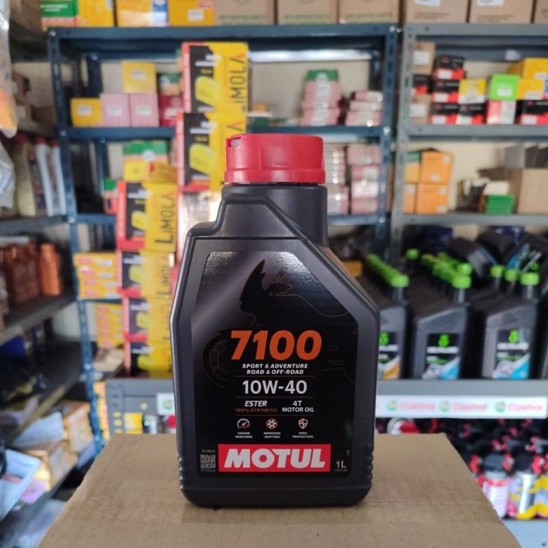 Jual OLI MESIN MOTUL 7100 10W-40 4T 1L//100% SYNTHETIC | Shopee Indonesia