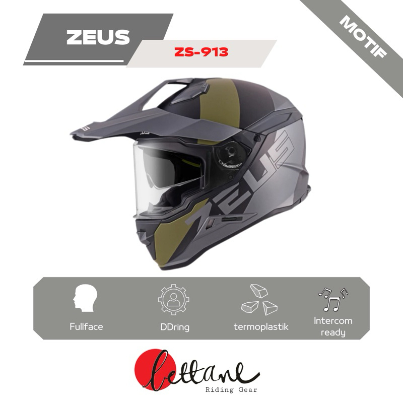 Jual Helm Zeus ZS913 - Fullface Double visor | Shopee Indonesia