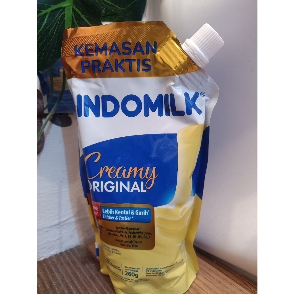 Jual INDOMILK POUCH 260 GRAM EXP JANUARI 2026 | Shopee Indonesia