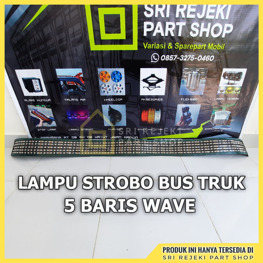 Jual Lampu Strobo 24 Volt 5 Baris Strobo RGB Lampu Strobo Murah Lampu ...
