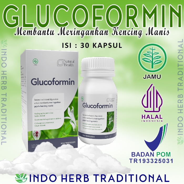 Jual Glucoformin Asli Obat Herbal Diabetes Kencing Manis Gula Darah ...