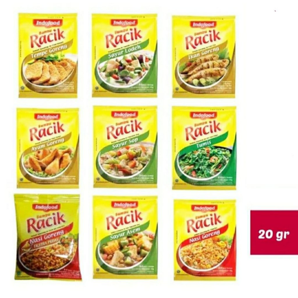 Jual Bumbu Racik Instant Siap Saji Indofood 20gr varian rasa - tumis ...