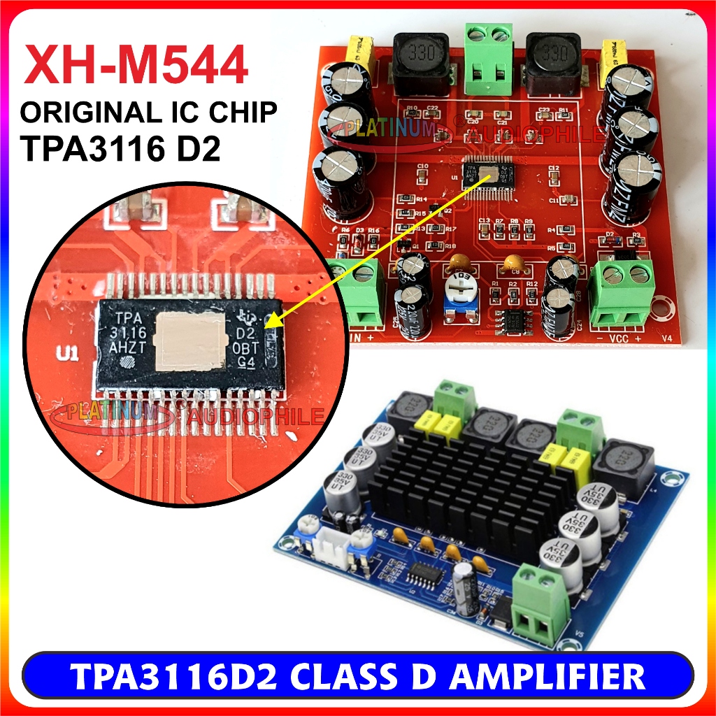 Jual TPA3116 Class D Amplifier TPA3116D2 Original Chip M542 M543 M544 ...