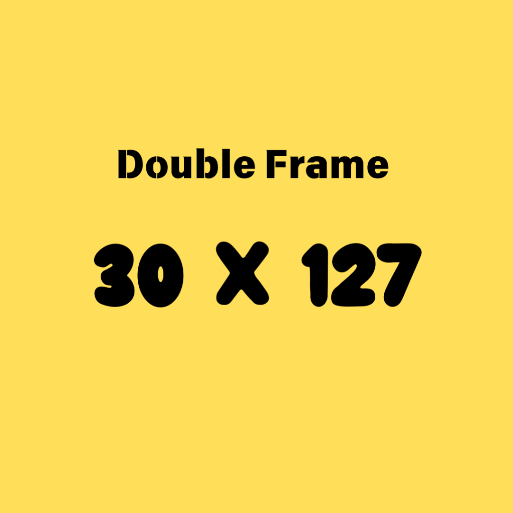 Jual Kaca Full Body Cermin Aesthetic Double Frame Kayu 127x30 Gantung ...