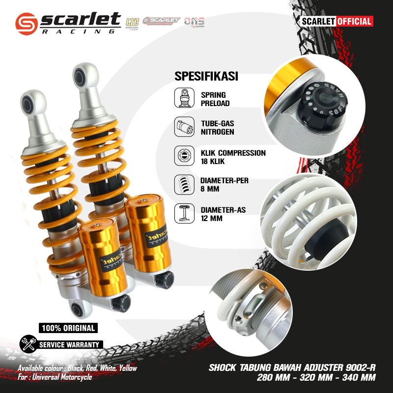 Jual Scarlet Racing - Shock Absorber Shockbreaker Skok Tabung Bawah ...