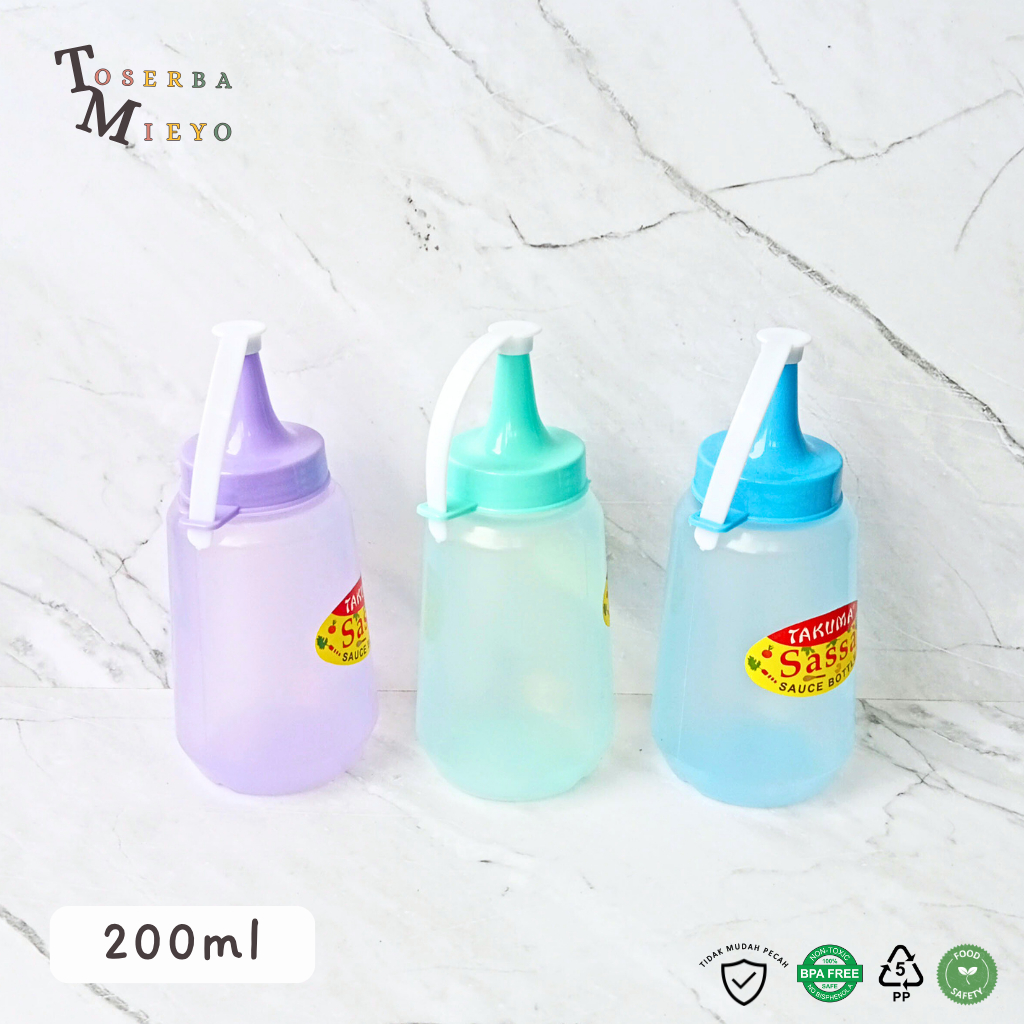Jual MURAH!!!! Rp.2.841,- [ 200 ML ] Tempat Bumbu / Botol Kecap / Botol Saus / Saos / Botol Cabe ...