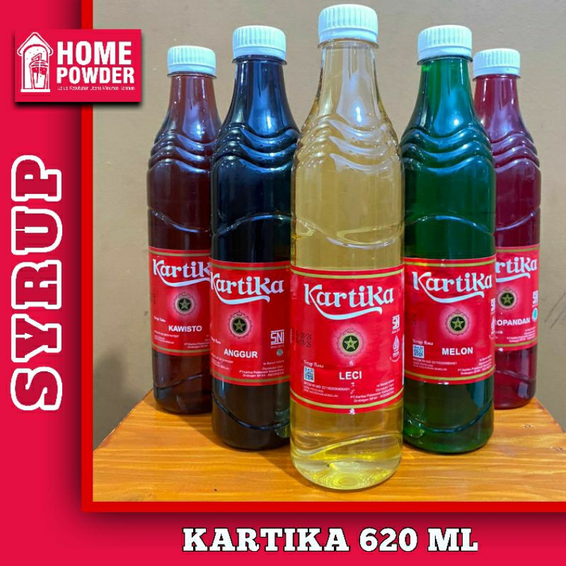 Jual Promo Syrup Kartika 620 ML Botol PET All Varian Rasa | Shopee Indonesia