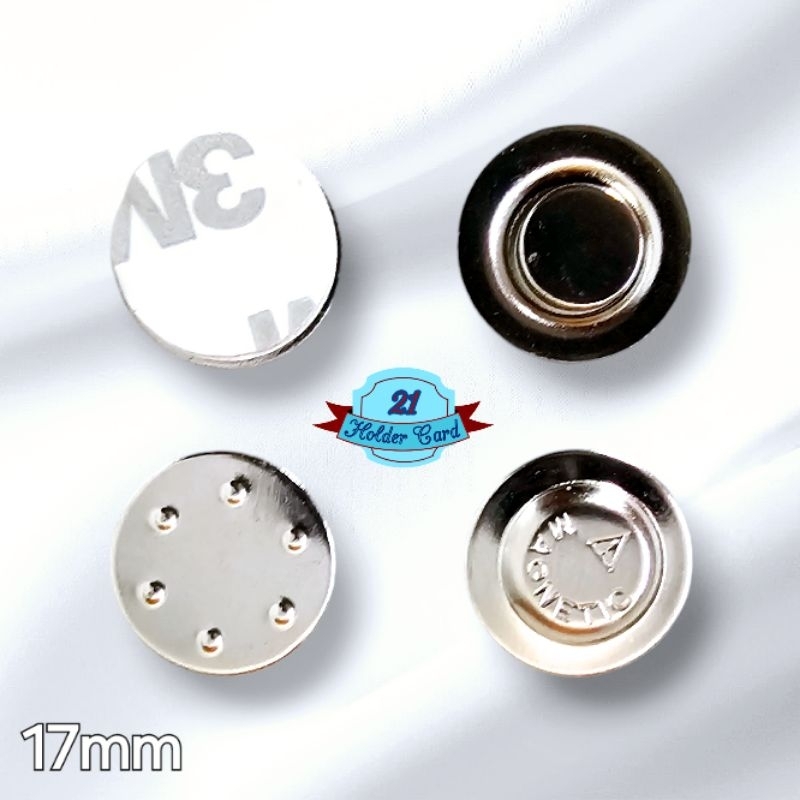 Jual Magnet Bulat 17mm Bahan Nikel Magnet Pin Magnet Lencana | Shopee ...