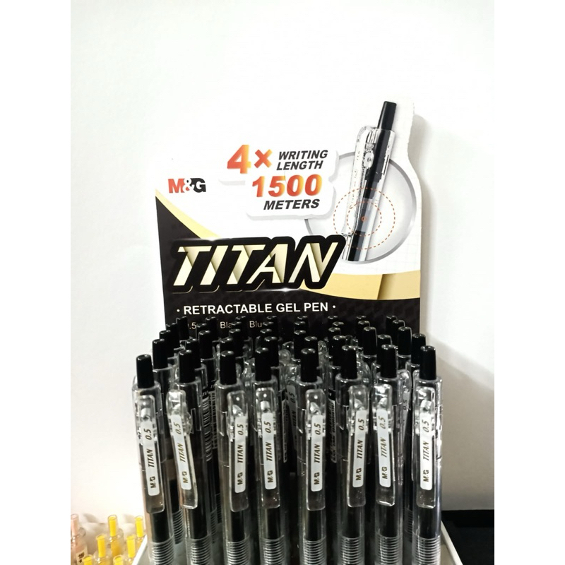 Jual PEN PULPEN TITAN GEL PEN M&G 0,5 mm | Shopee Indonesia
