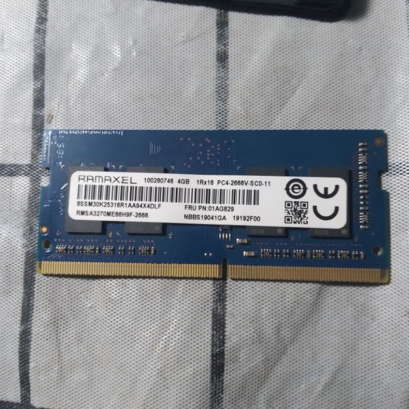 Jual RAM LAPTOP DDR 4 4GB 1333MHz Second | Shopee Indonesia