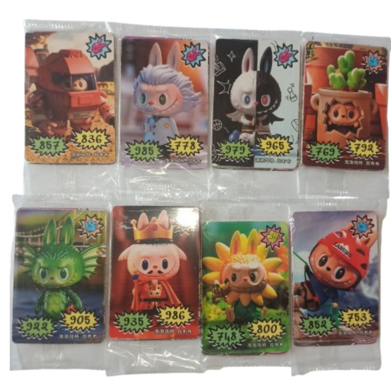 Jual Mainan kartu labubu / mainan labubuu isi 8 lembar | Shopee Indonesia