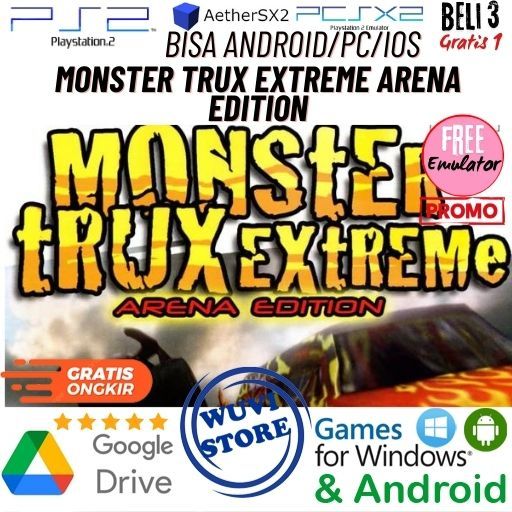 Jual PS 2 Monster Trux Extreme Arena Edition | Bisa di PC / Android / IOS Plus Emulator | Beli 3 ...