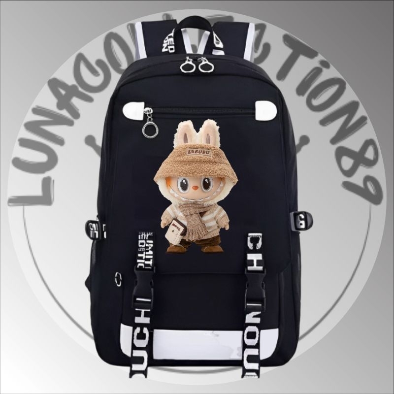 Jual Tas Ransel Ter Viral Berkalakter Anime LABUBU 009 Sablon DTF ...