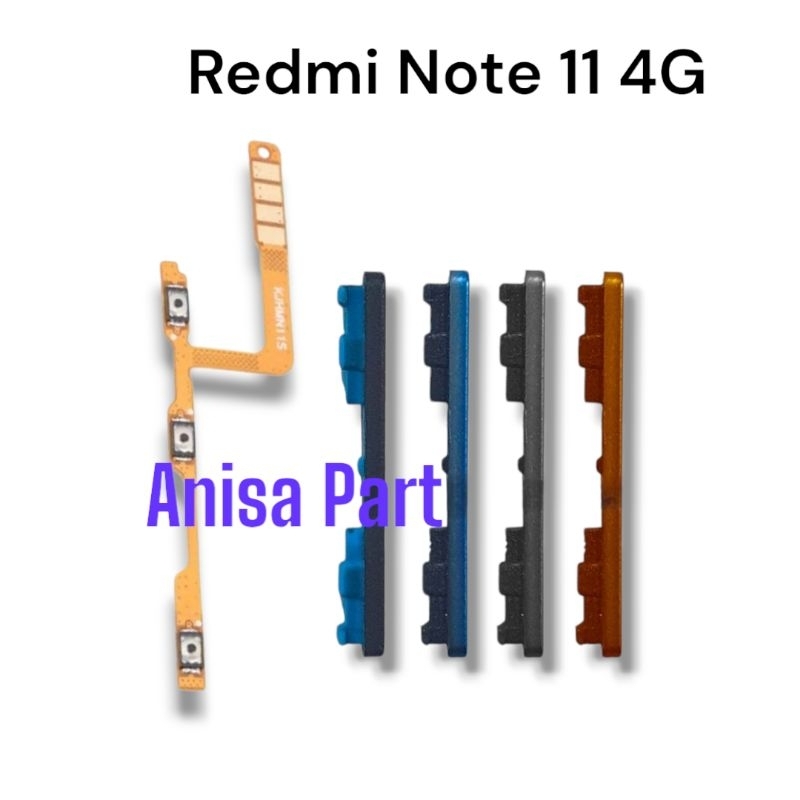 Jual Flexible On Off Volume + Tombol Luar Xiaomi Redmi Note 11 4G | Shopee Indonesia
