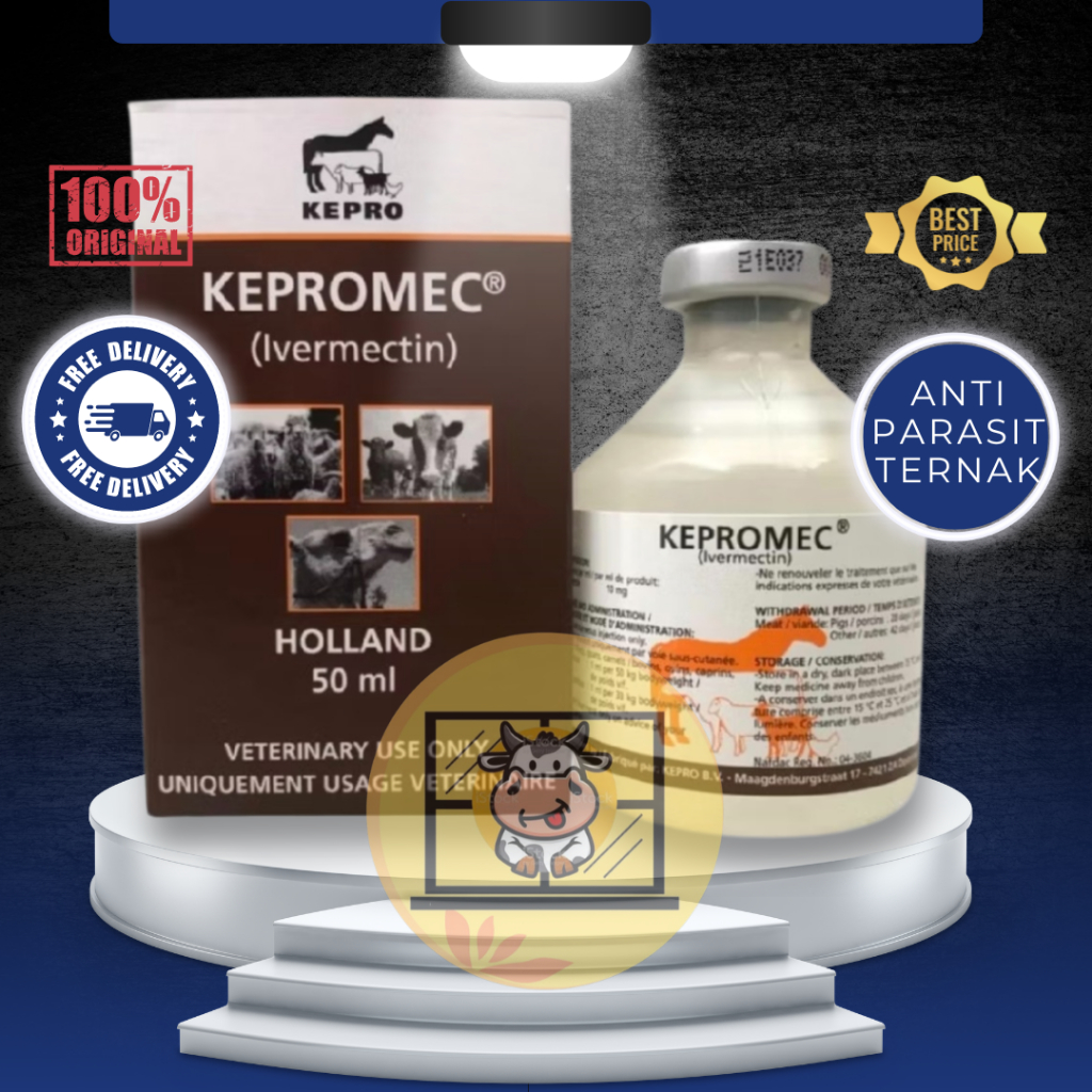 Jual KEPROMEC INJ 50 ML - Obat Cacing Gudig Gudik Scabies Kutu Gurem ...