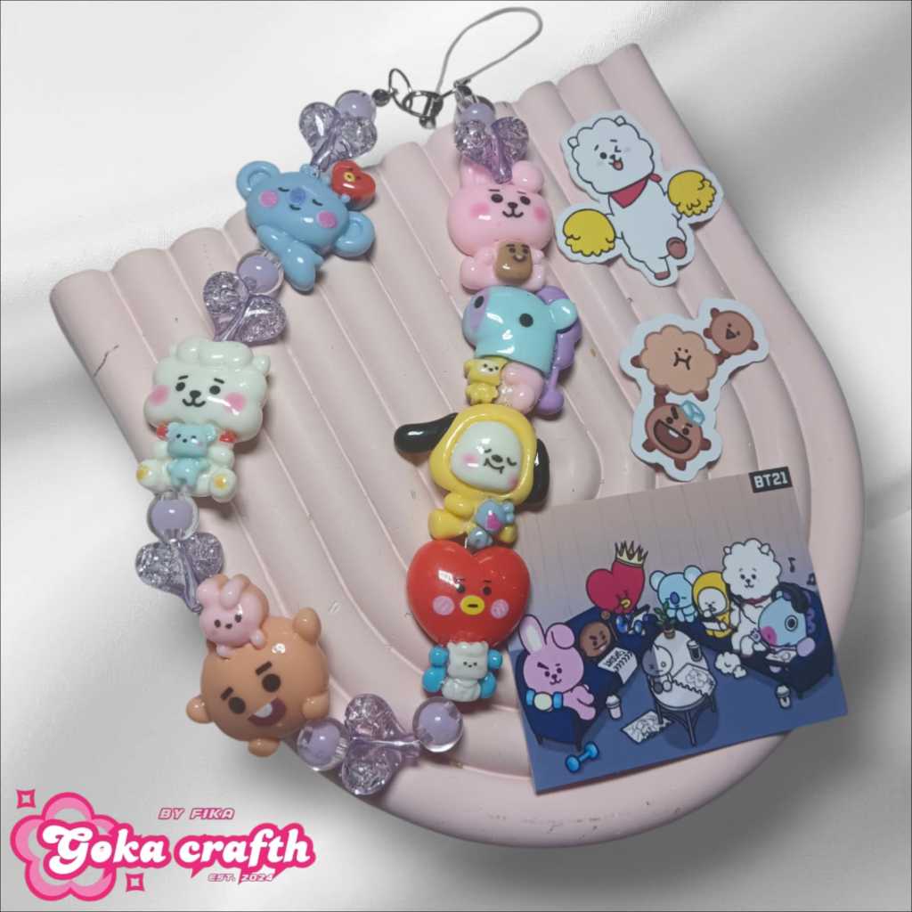 Jual BTS KEYchain, BT21, jungkook, suga, V, RM, jimin, seokjin, J-HOPE ...