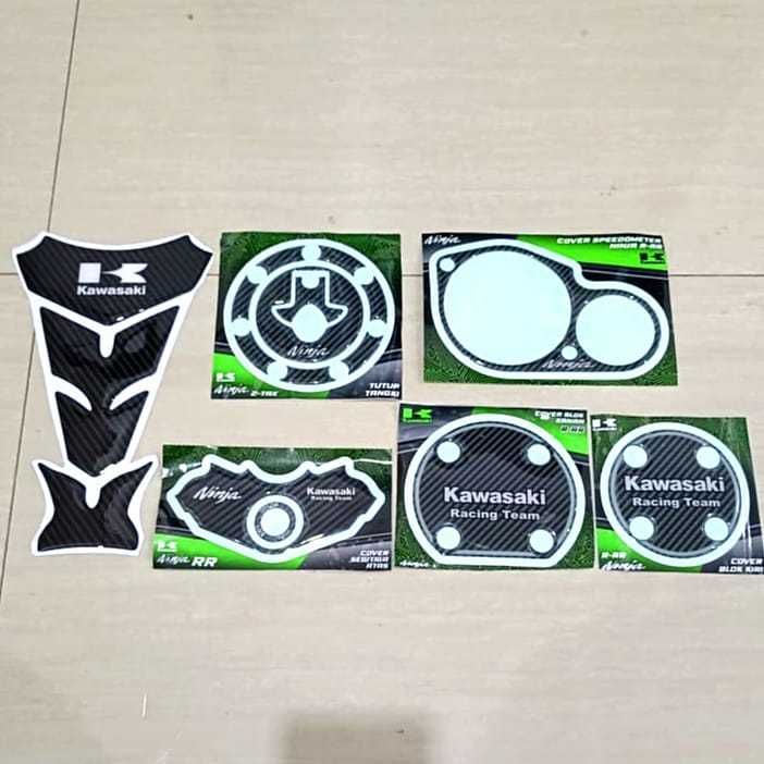 Jual stiker timbul premium tanki kawasaki ninja rr new old zx rr side ...