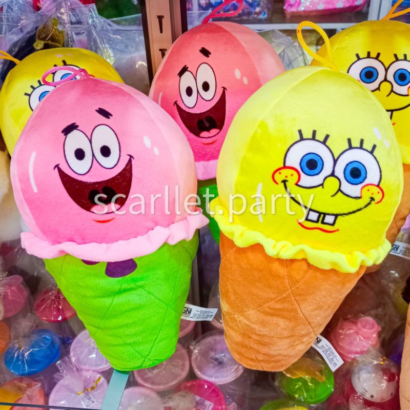 Jual BONEKA SPONGEBOB PATRICK BONEKA ICE CREAM CONE SPONGEBOB MAINAN ...