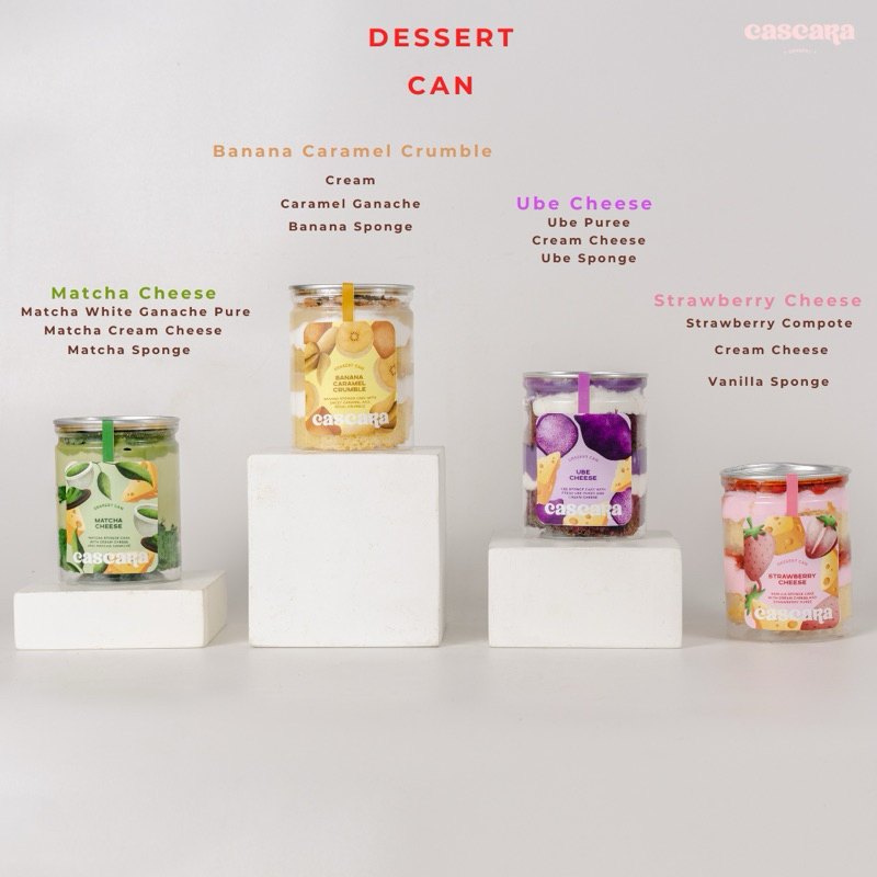 Jual Cascara Cookies - Dessert Can Cake in Jar Dessert Box Kue Dessert ...
