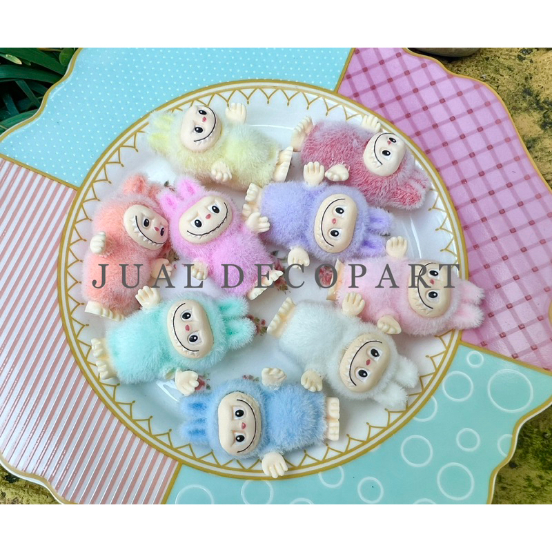 Jual manik mote popbean labubu macaron mini bulu ( baca deskripsi ...