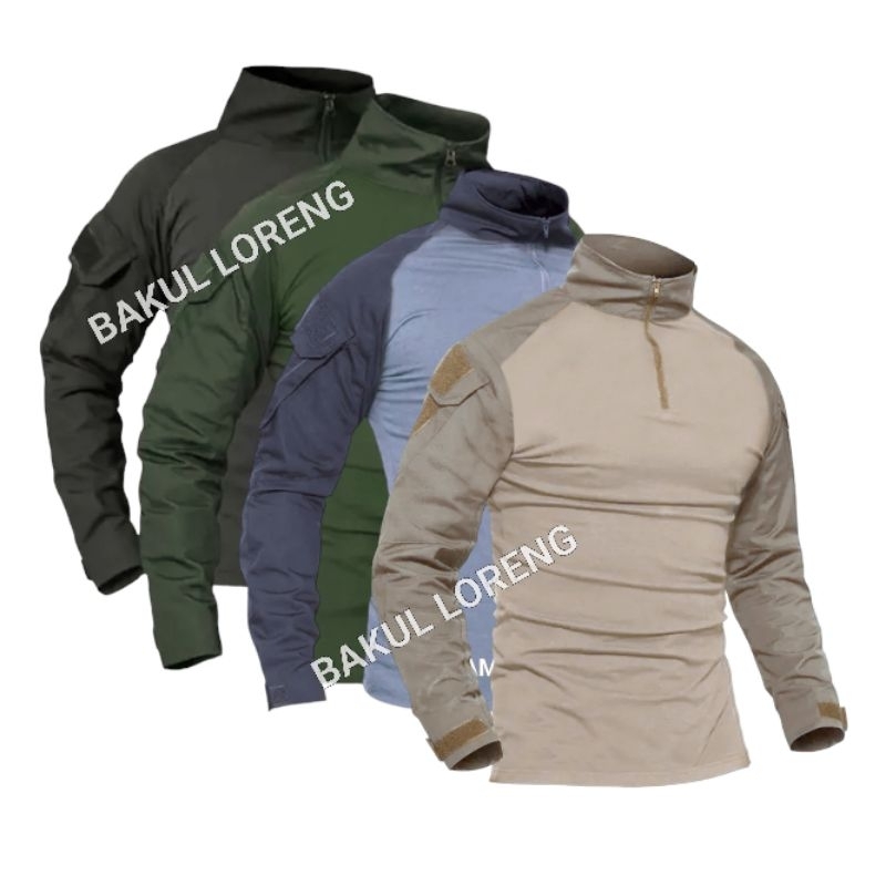 Jual Kaos bdu tactical baju BDU T-shirt combat tactical army BDU POLOS krem hitam abu hijau ...