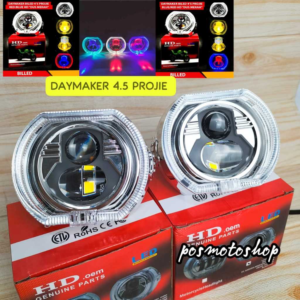 Jual Lampu Depan Daymaker Projie Biled 45 Watt 4.5 Inch Cahaya Utama ...
