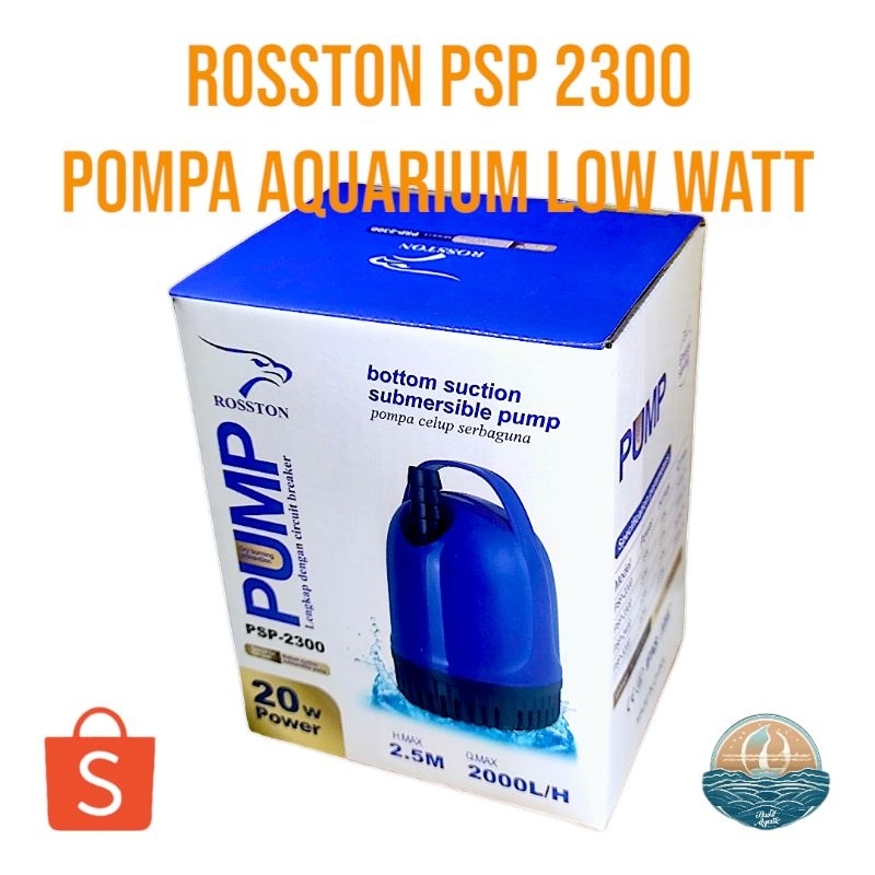Jual pompa air kolam aquarium low watt rosston psp 2200 psp2200 psp ...