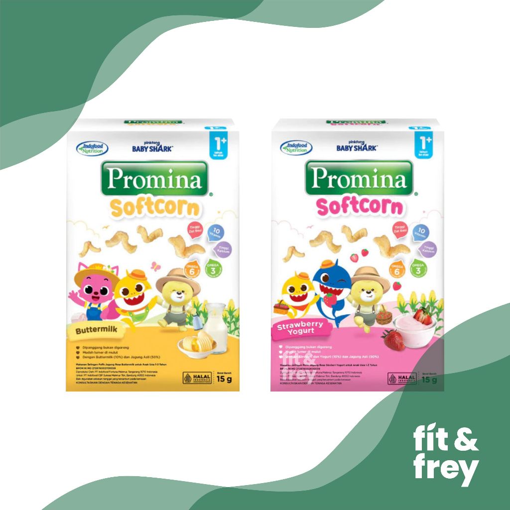 Jual PROMINA Softcorn 15g - Buttermilk / Strawberry Yogurt - Cemilan ...