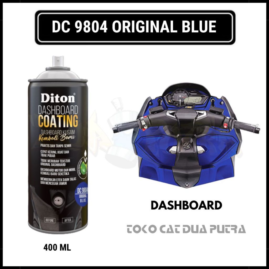 Jual Cat Semprot Diton Premium 400ml 9804 Dashboard Coating Original ...
