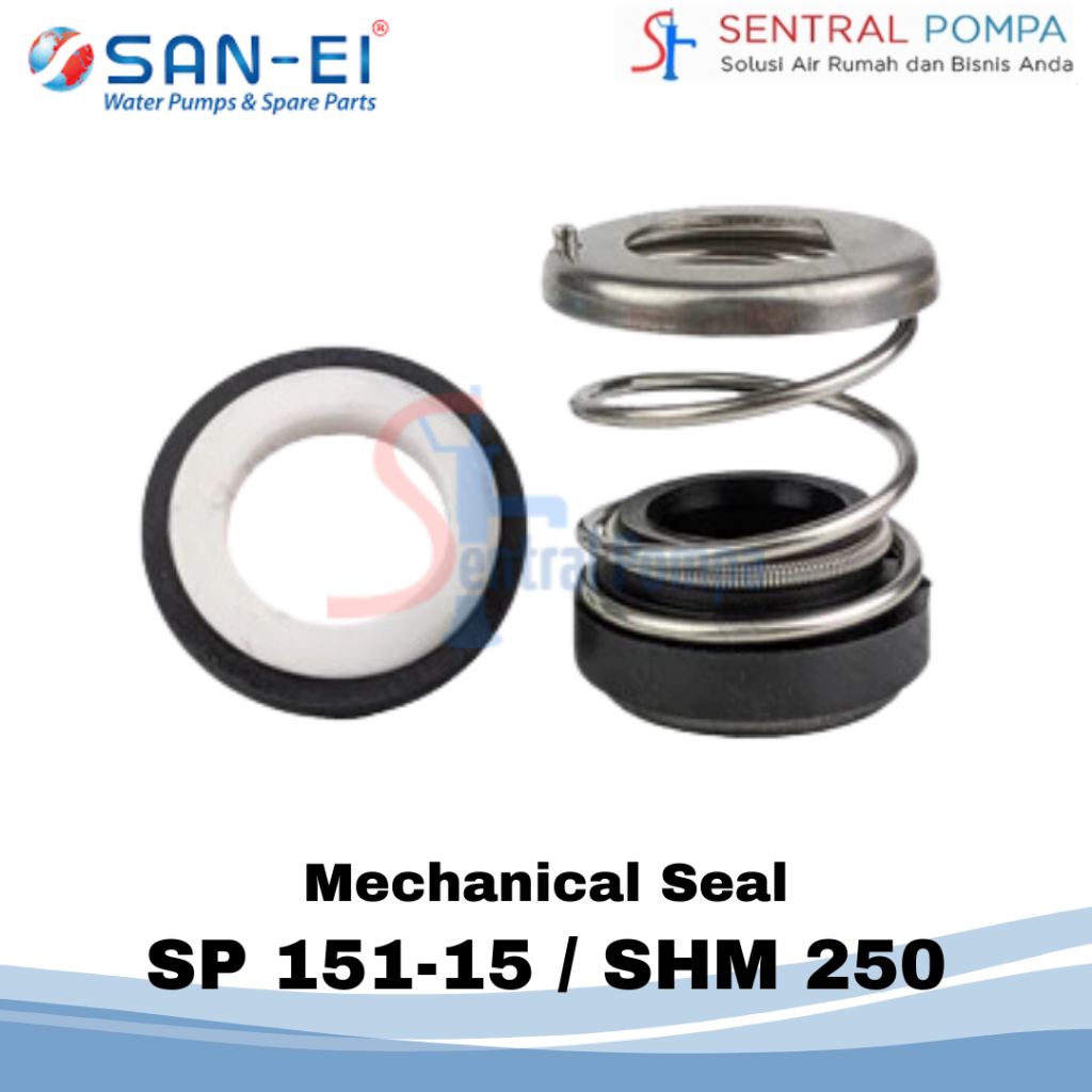 Jual Seal San Ei SP 151-15 / SHM 250 Mechanical Seal Sanei SMZ 250 230 / Shaft Seal sparepart ...