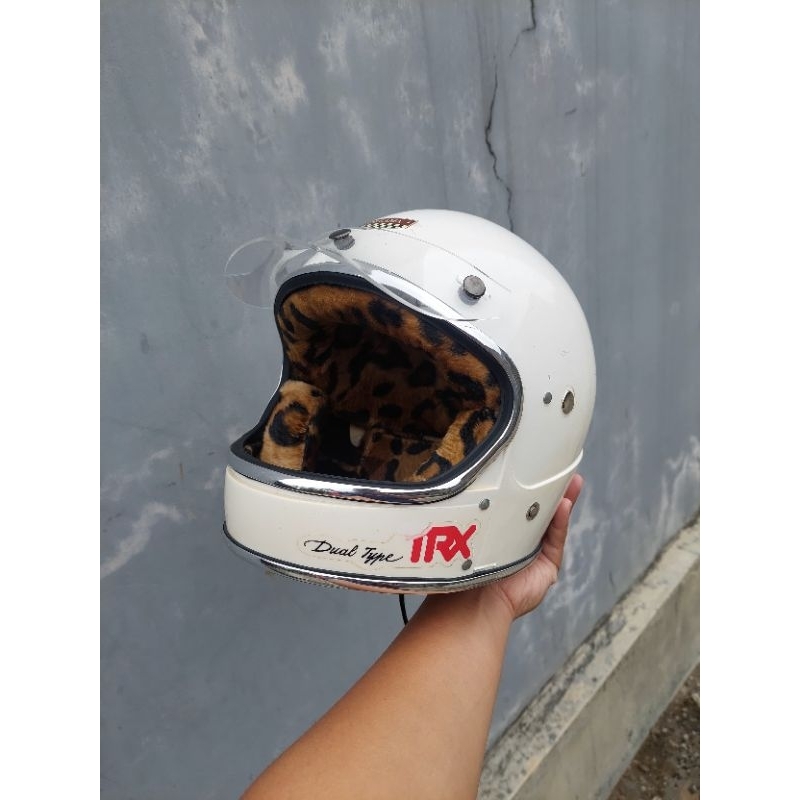 Jual Helm TRX Custom Moncong Pendek | Shopee Indonesia