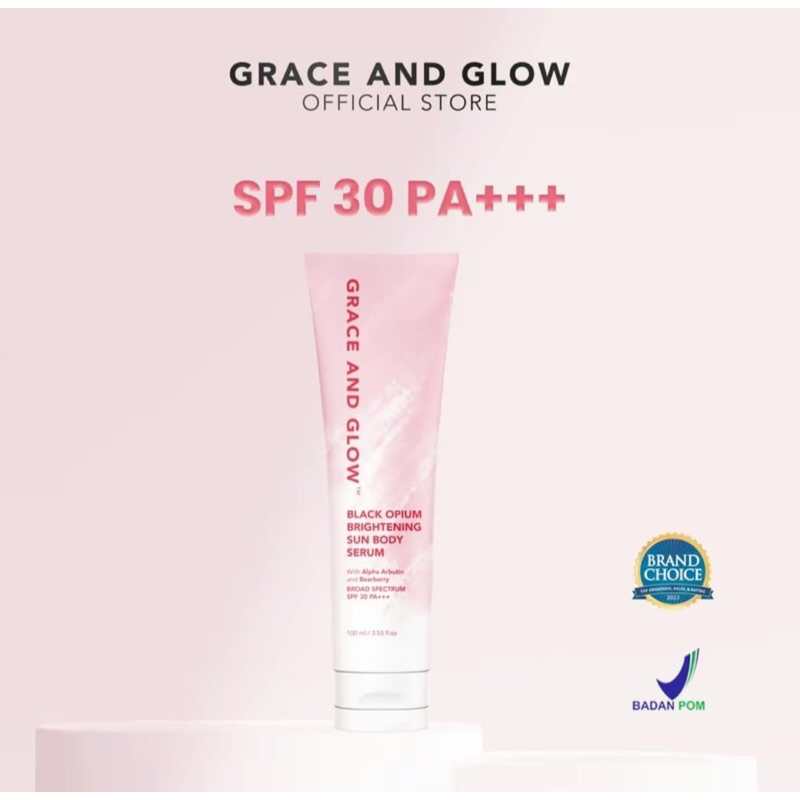 Jual GRACE AND GLOW Body Serum Spf 30pa++ brightening sun hand and body lotion - sunblock badan ...