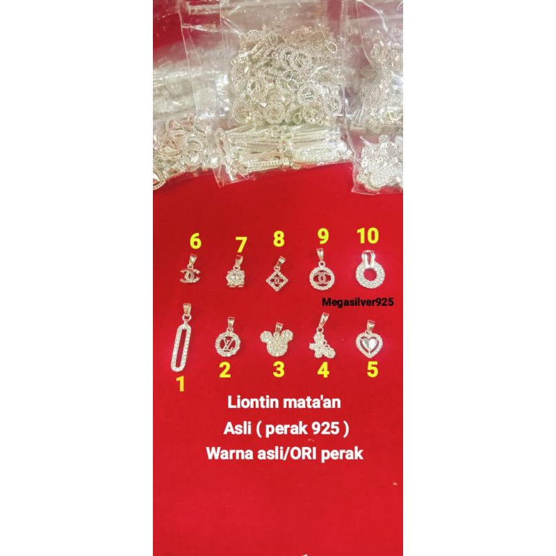 Jual liontin model permata,asli ( perak 925 ) | Shopee Indonesia