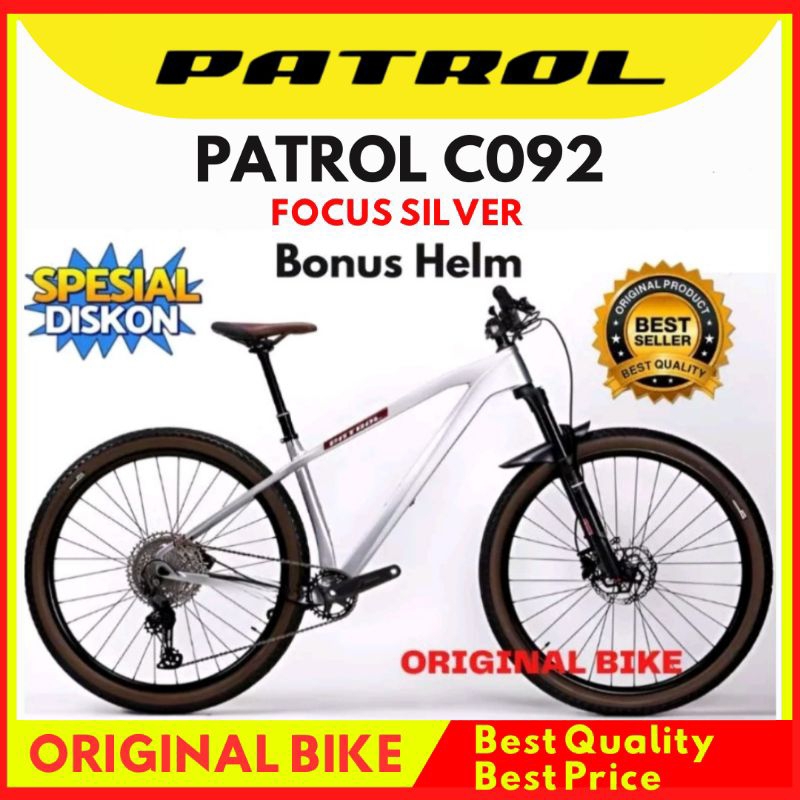 Jual SEPEDA GUNUNG PATROL C092 Frame Carbon new | Shopee Indonesia