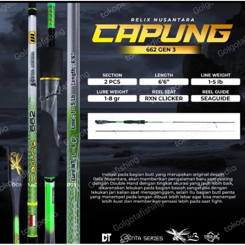 Jual Capung 662 Gen 3 - Penta Series | Shopee Indonesia