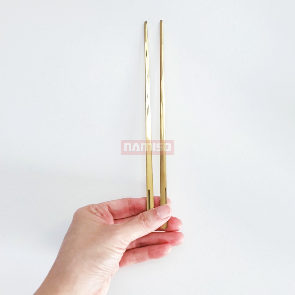 Jual Sumpit Makan Korea Stainless Gold Sujeo Gagang Warna Emas Panjang ...