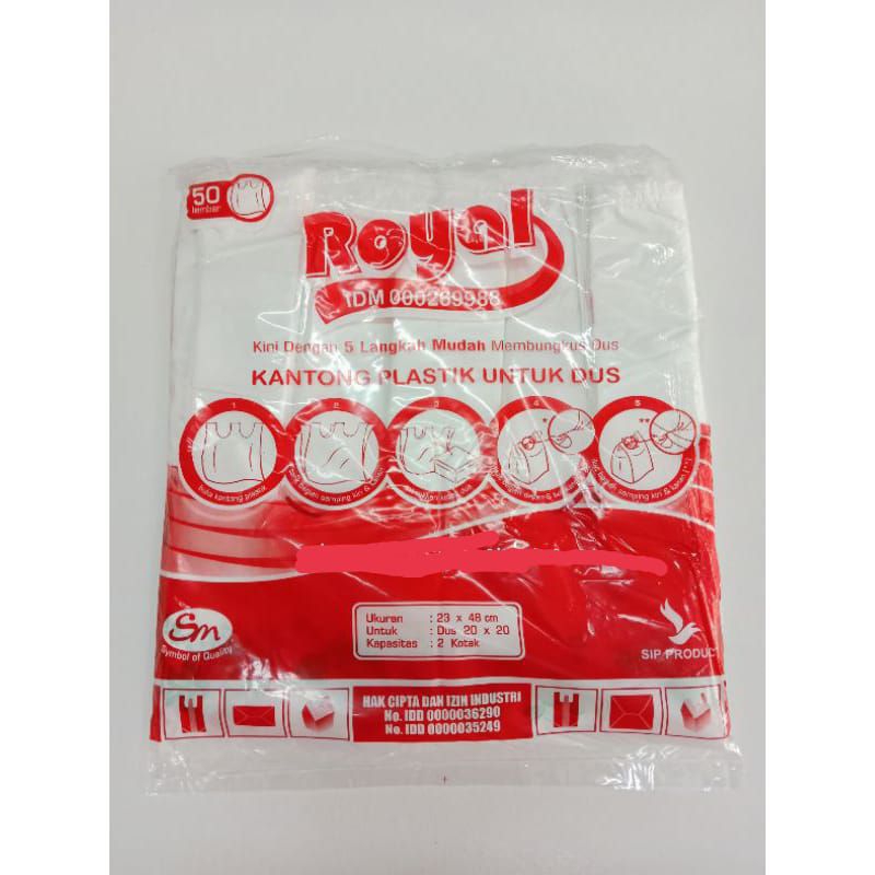 Jual kresek royal untuk dus ukuran 20x20 putih bermotif | Shopee Indonesia