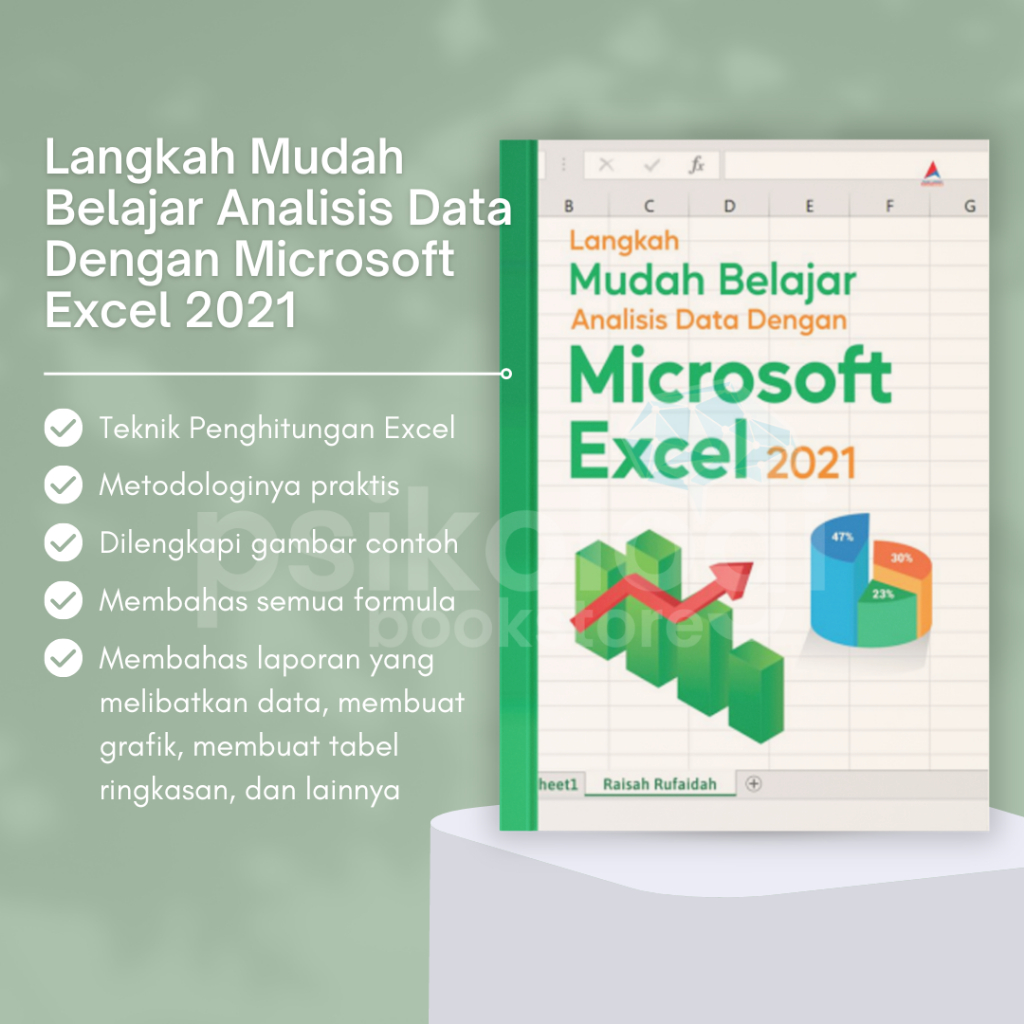 Jual Langkah Mudah Belajar Analisis Data Dengan Microsoft Excel 2021 ...