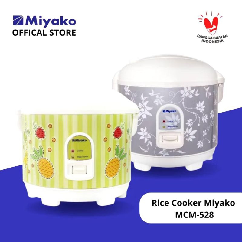 Jual MIYAKO Rice Cooker / Magic Com 1.8 Liter MCM-528 | Shopee Indonesia