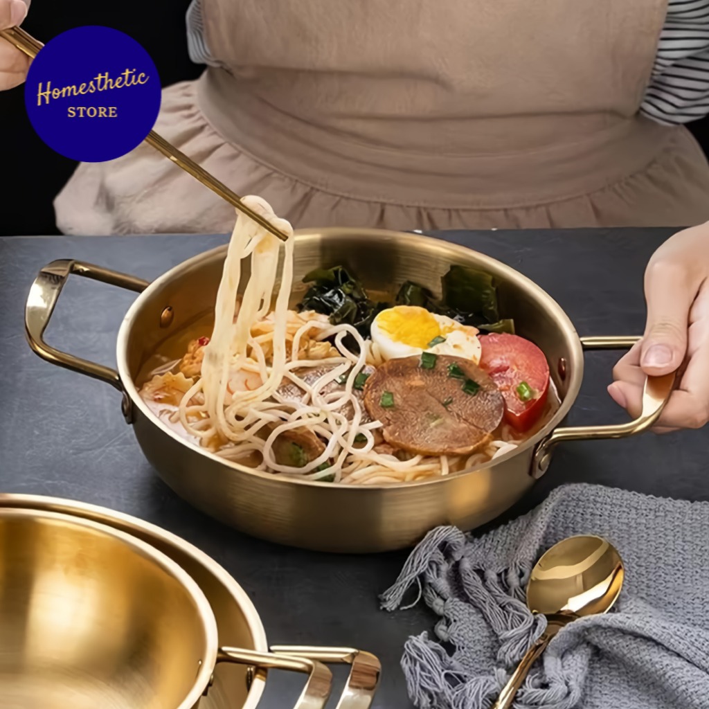 Jual Panci Masak Mie Sup Ramen Ramyun Korea Korean Noodle Soup Pot ...