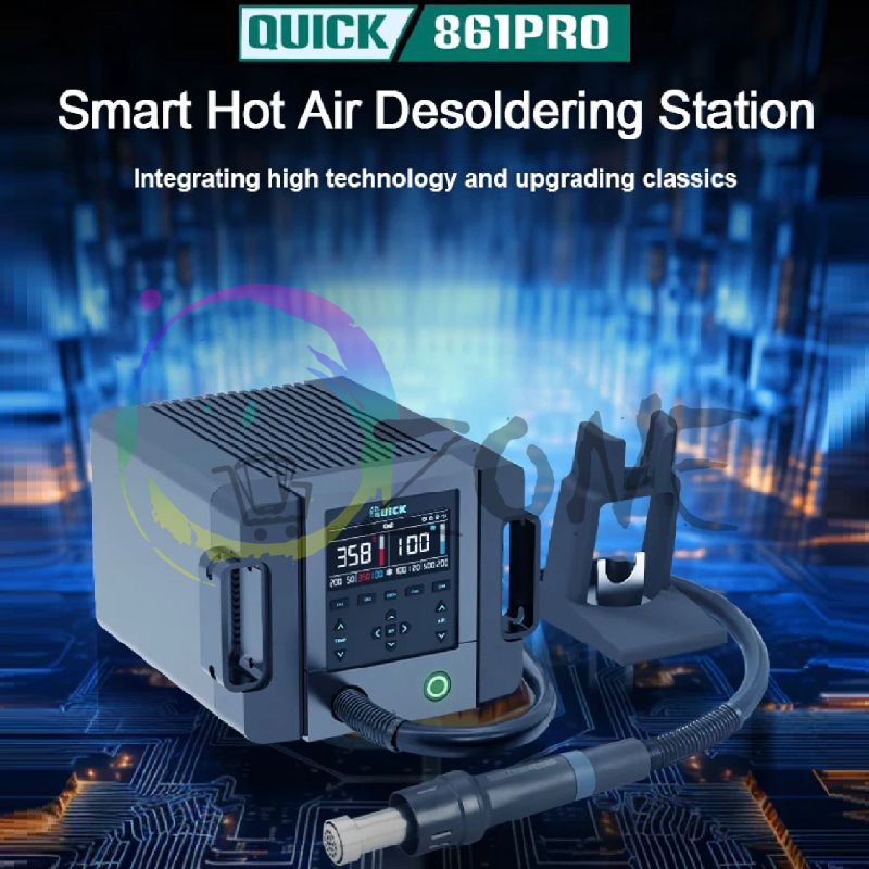 Jual BLOWER QUICK 861 PRO - SMART HOT AIR DESOLDERING STATION - SOLDER ...