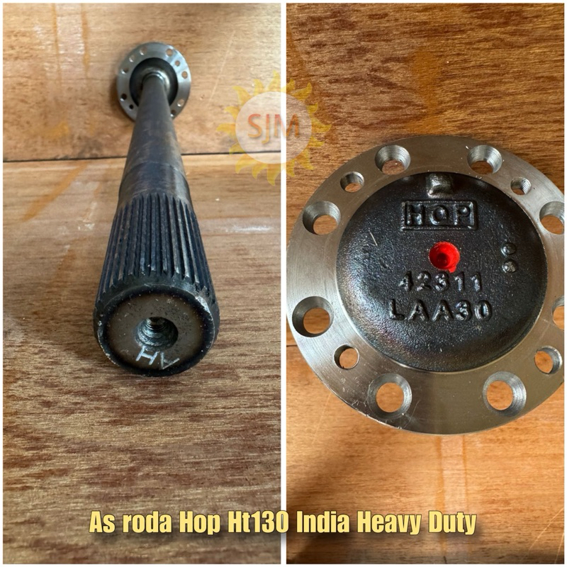 Jual Rear Axle Shaft As Roda Hop HT 130 Forging India Heavy Duty Baru ...