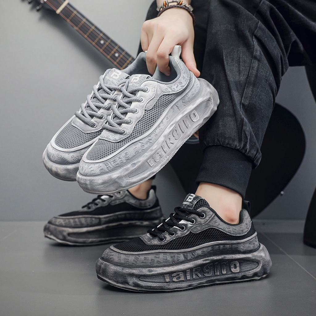 Jual PANARYBODY Sepatu Pria Sepatu Unik Modern QN7707 Kekinian Sepatu ...