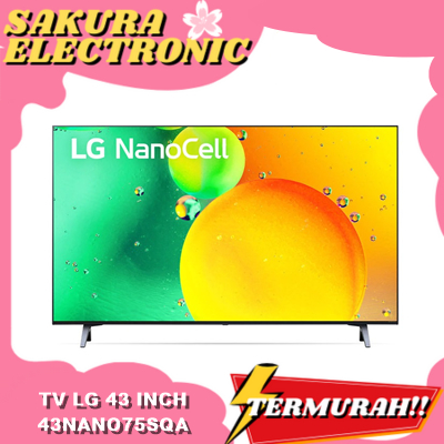 Jual TV LG 43NANO75SQA 43 INCH UHD 4K NANO CELL SMART TV LED 43NANO75 SQA | Shopee Indonesia